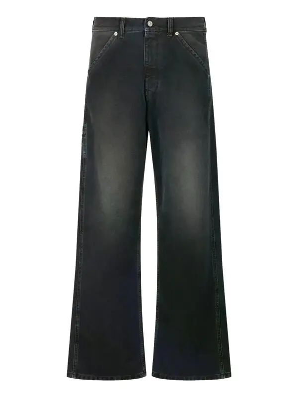 Marni Flag-patch Jeans - Black