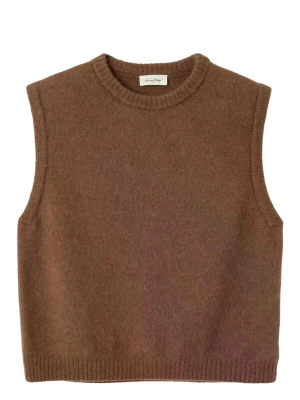 American Vintage Knitted Top - Brown