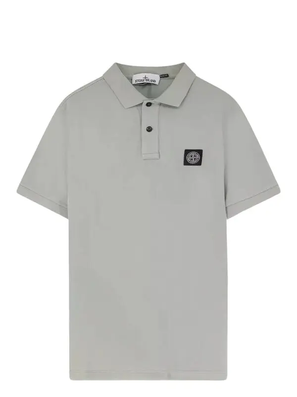 Stone Island Logo-patch Polo Shirt - Green