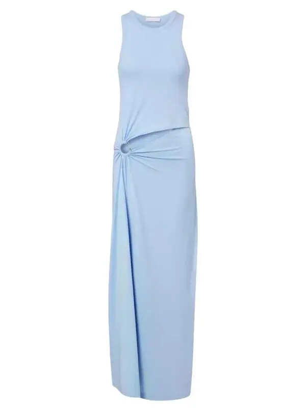 Rabanne Cut-out Maxi Dress - Blue
