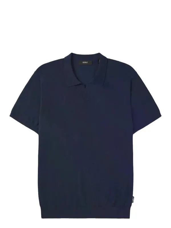 ECOALF Knitted Polo Shirt - Blue