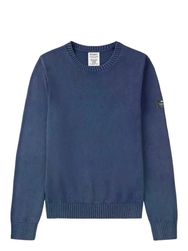 ECOALF Crewneck Knitted Jumper - Blue