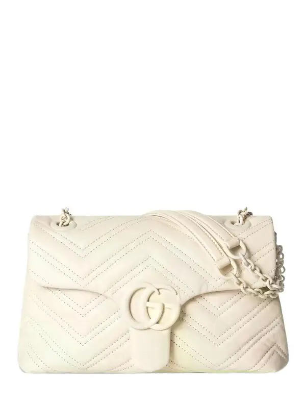 Gucci Small Logo-plaque Crossbody Bag - Neutrals