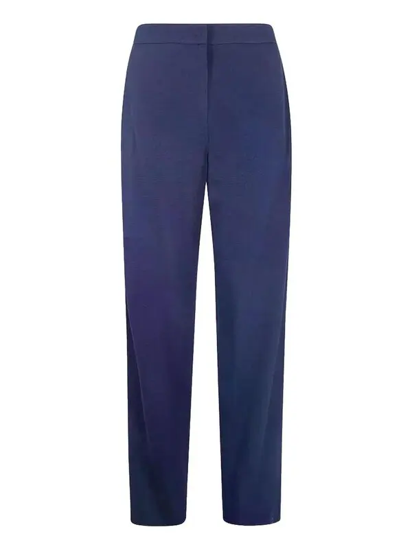 Emporio Armani Pleated Trousers - Blue