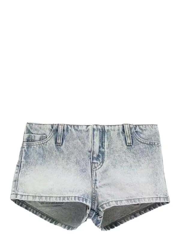 Gimaguas Flor Mini Denim Shorts - Blue