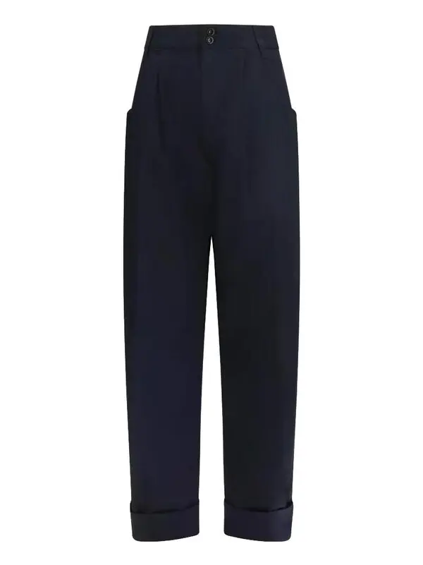 Jacob Cohen Barrel Mid-rise Trousers - Blue