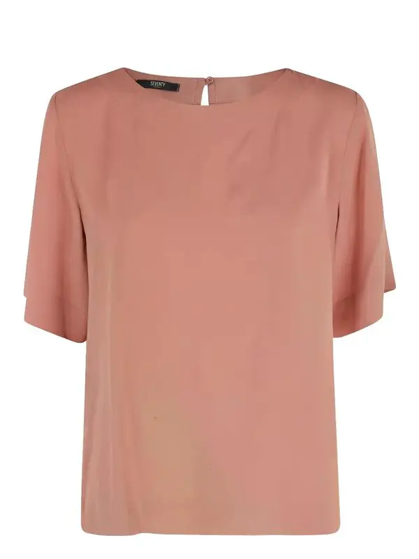 Seventy Short-sleeve Blouse - Pink