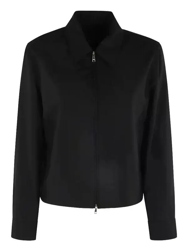 Seventy Zipped Shirt Jacket - Black