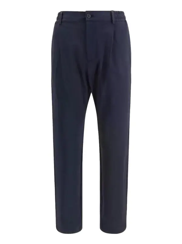 CRUNA Button Pleated Trousers - Blue