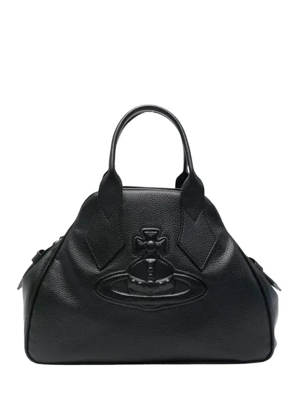 VIVIENNE WESTWOOD Medium Yasmine Orb Tote Bag - Black