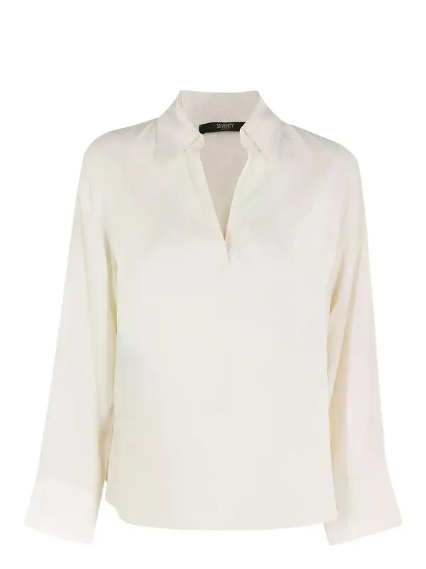 Seventy V-neck Blouse - Neutrals