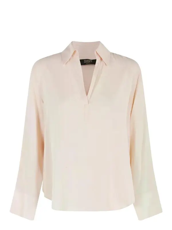 Seventy V-neck Blouse - Neutrals
