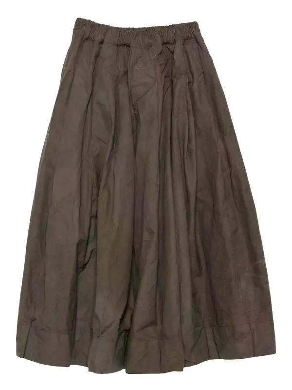 RICORRROBE Elasticated-waist Midi Skirt - Grey