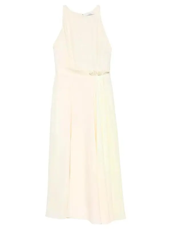 Givenchy Gathered Midi Dress - Neutrals