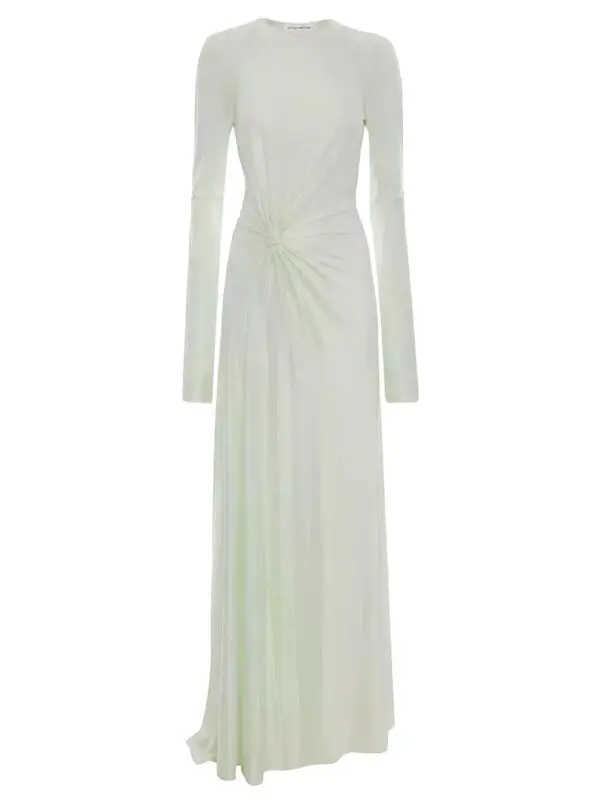 Victoria Beckham Twist Waist Gown - Green