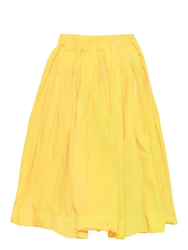 RICORRROBE A-line Midi Skirt - Yellow