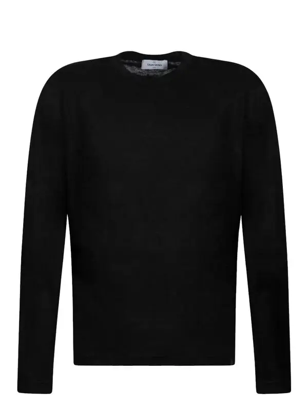 GRAN SASSO Long-sleeve T-shirt - Black