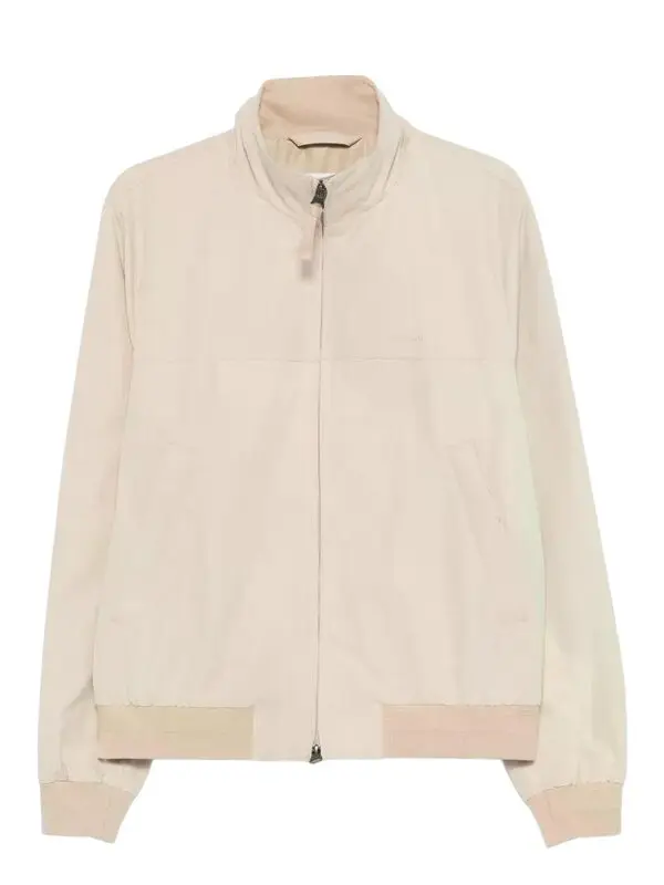 Gant Zip Bomber Jacket - Neutrals