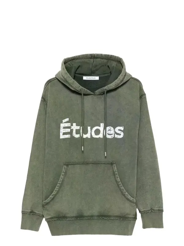 ÉTUDES STUDIO Logo Hoodie - Green