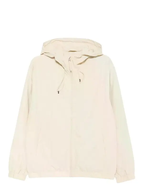 ÉTUDES STUDIO Zip-up Hooded Windbreaker - Neutrals