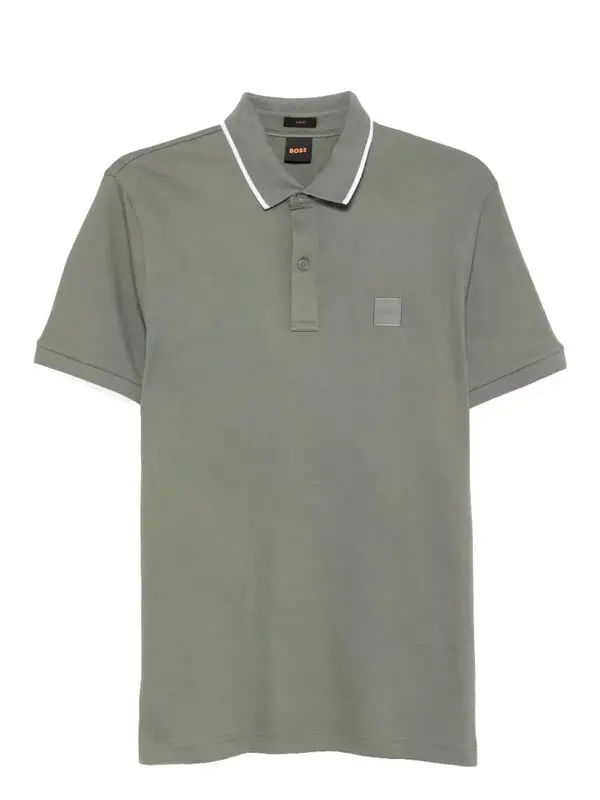 BOSS Short-sleeve Pique Polo Shirt - Green