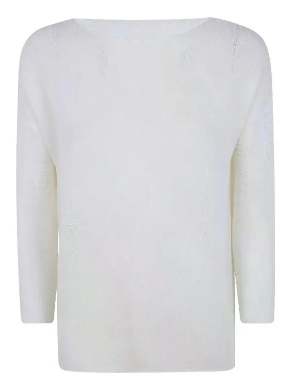 BASE Knitted Top - White