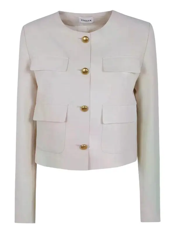 P.a.r.o.s.h Button-pocket Jacket - Neutrals