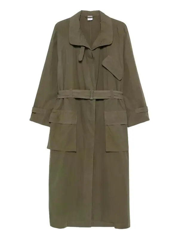 Aspesi Belted Trench Coat - Green