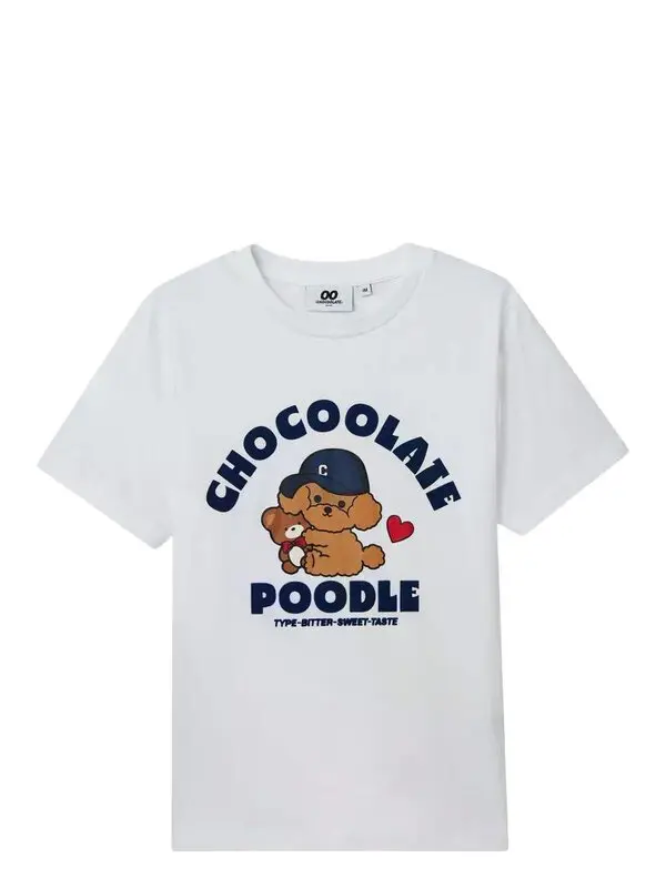 CHOCOOLATE Logo-print T-shirt - White