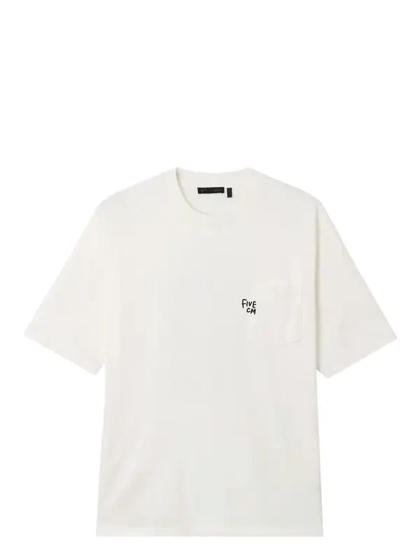 FIVE CM Chest-pocket T-shirt - White