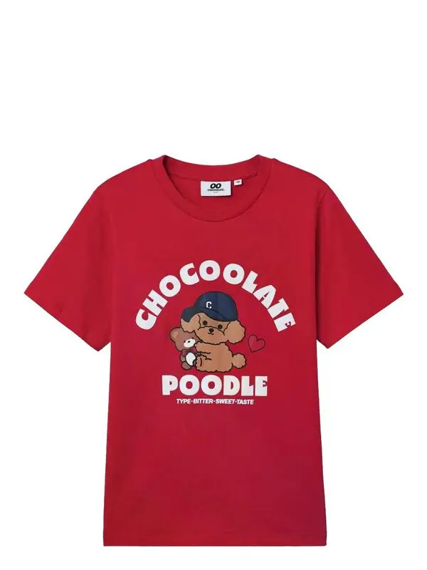 CHOCOOLATE Graphic T-shirt - Red