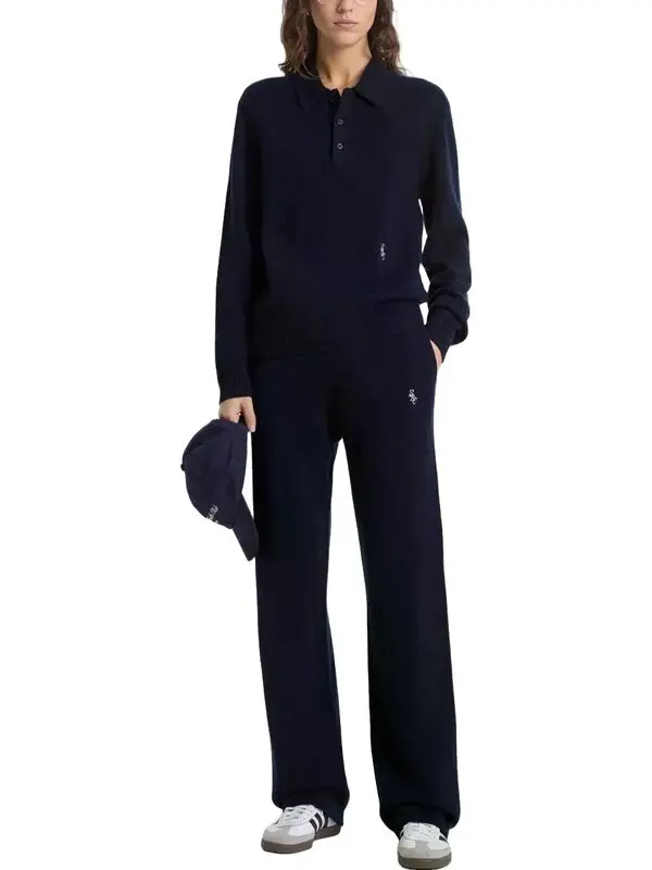 SPORTY & RICH Wide-leg Trousers - Blue