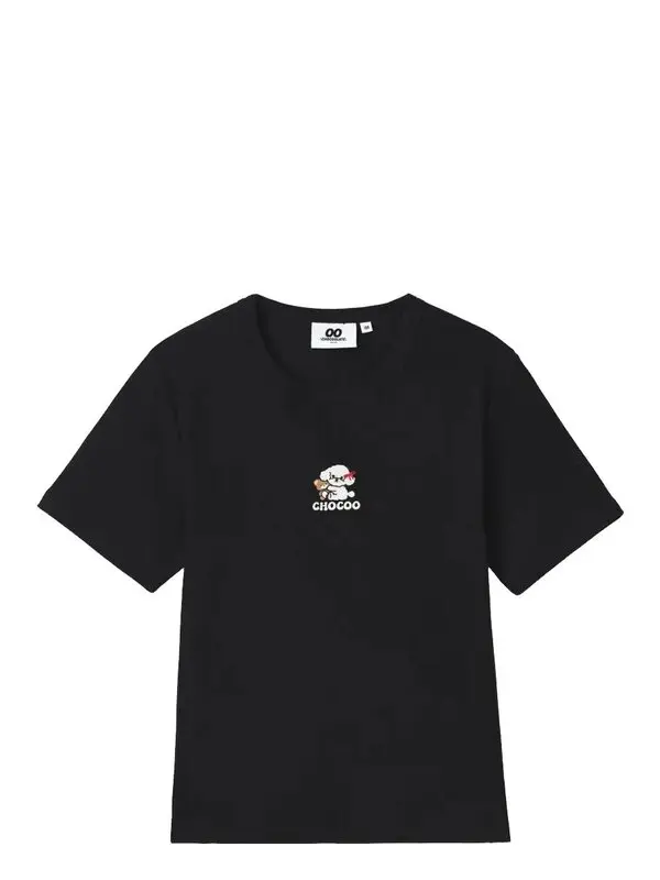 CHOCOOLATE Embroidered Logo T-shirt - Black