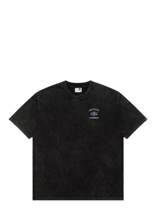 AAPE BY *A BATHING APE Embroidered Short-sleeve T-shirt - Black