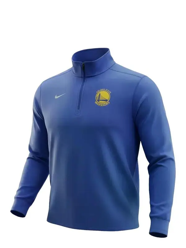 Nike Nba Golden State Warriors Long-sleeve Top - Blue