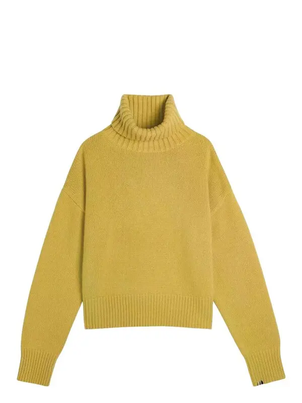 EXTREME CASHMERE X Roll-neck Sweater - Yellow