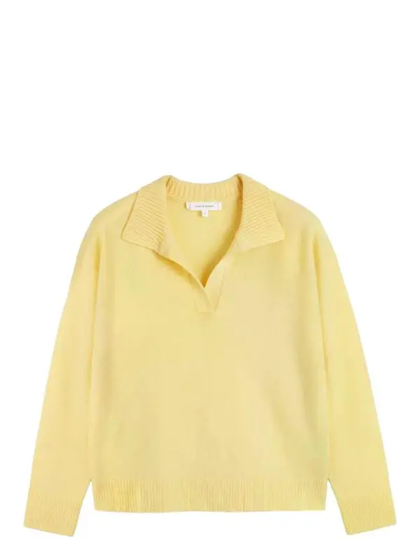 Chinti & Parker Polo-collar Sweater - Yellow