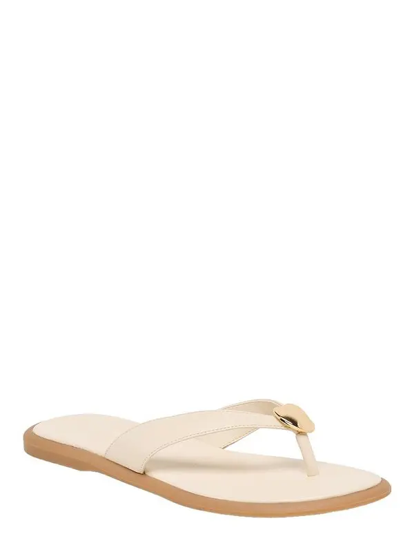 Dolce Vita Jaina Flip Flops - Bone Leather