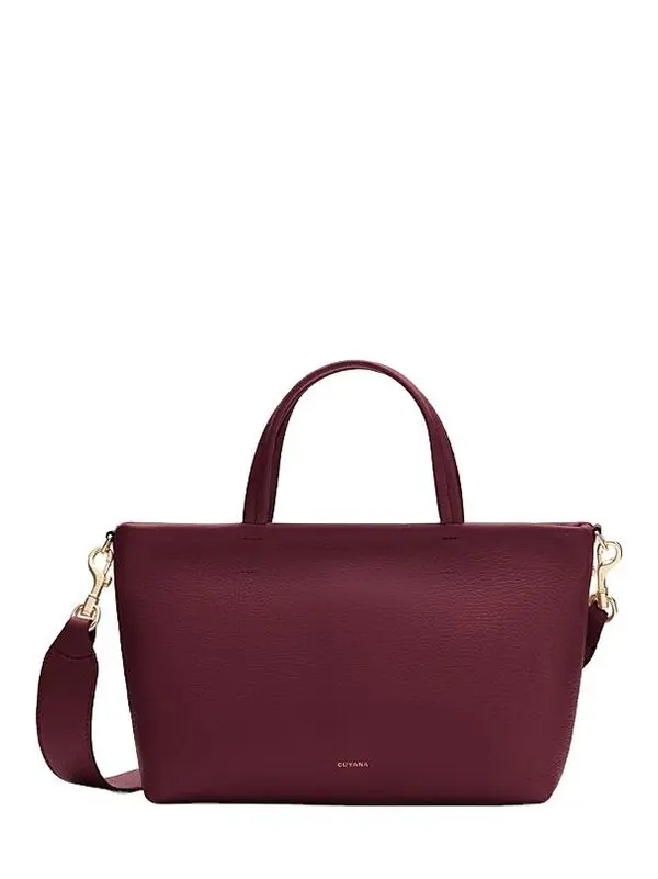 Cuyana Mini Easy Zipper Tote - Cherry