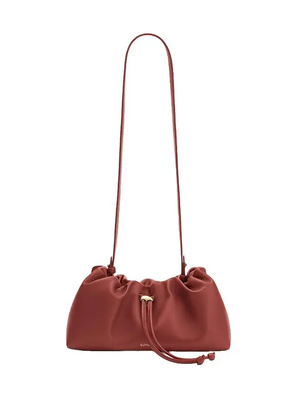 Cuyana Mini Dia Bag - Dark Terracotta