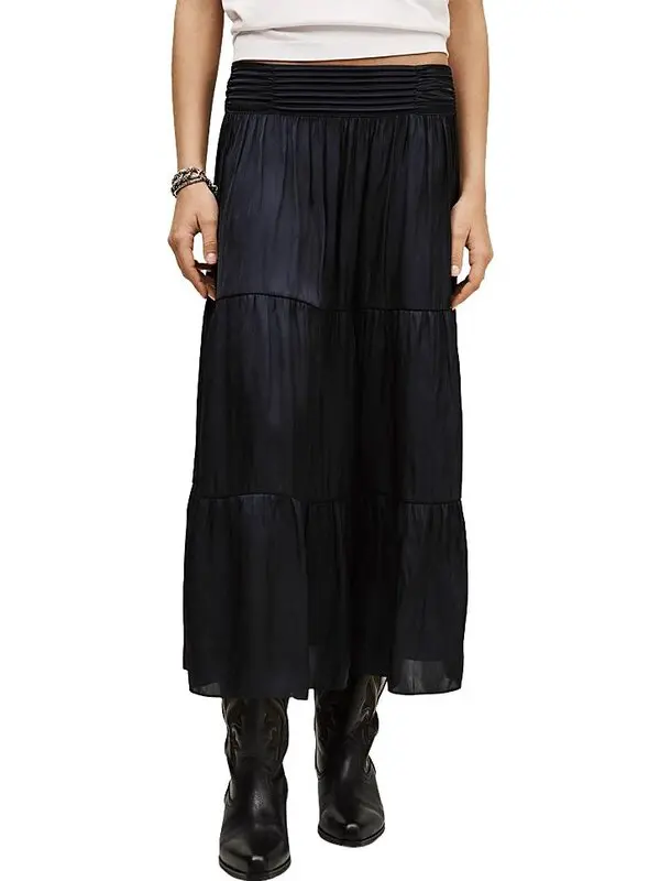 Ba&sh Camyla Midi Skirt - Ink