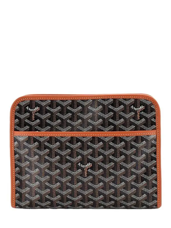 Goyard Mm Jouvence Toiletry Pouch Coated Canvas - Brown