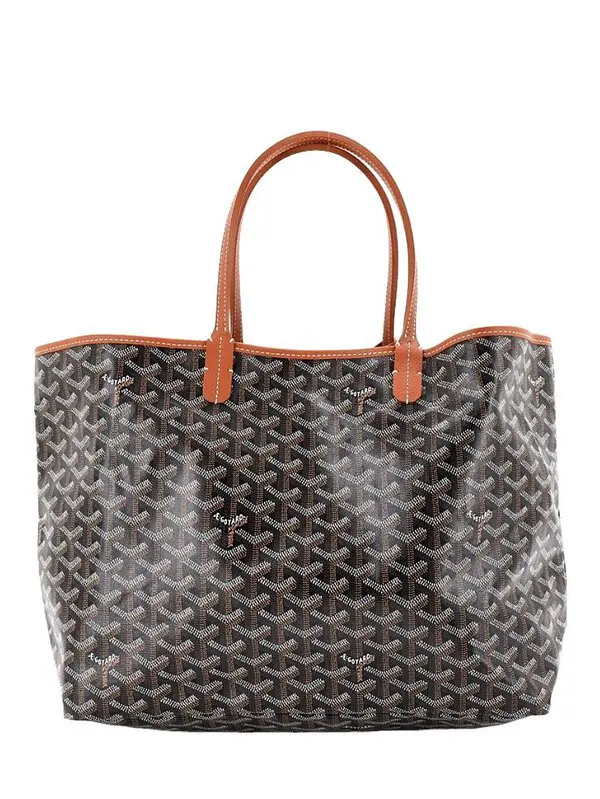 GOYARD Saint Louis Pm Tote Coated Canvas - Brown