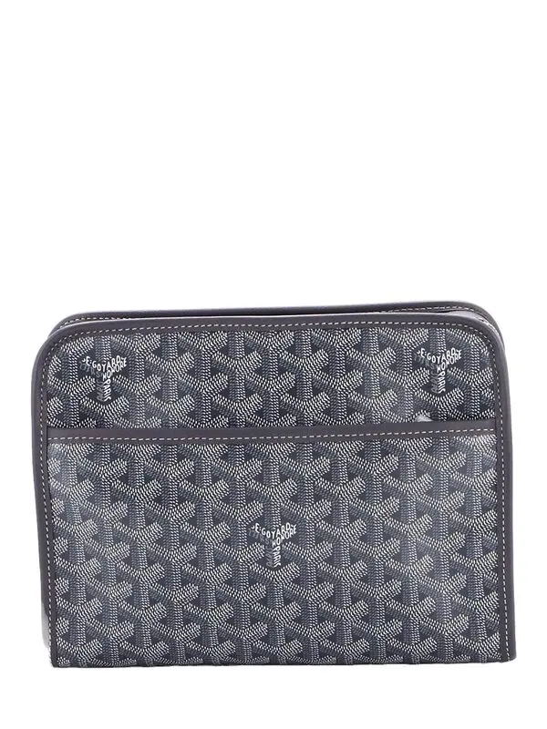 Goyard Mm Jouvence Toiletry Pouch Coated Canvas - Gray