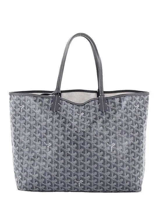 Goyard Pm Saint Louis Tote Coated Canvas - Gray