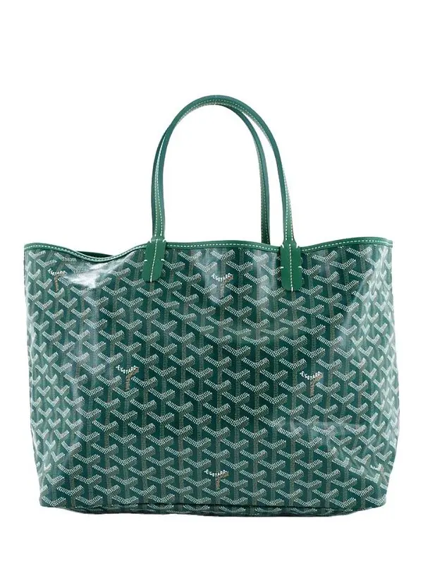 GOYARD Pm Saint Louis Tote Coated Canvas - Green