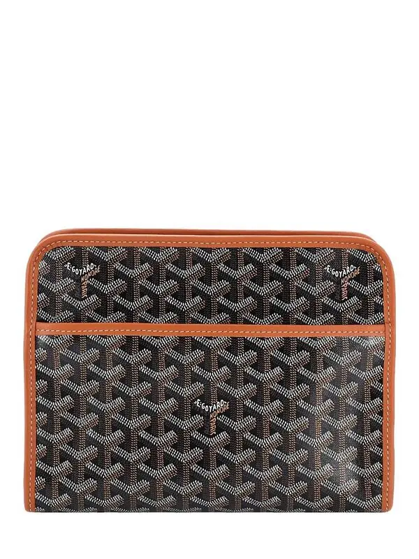 Goyard Mm Jouvence Toiletry Pouch Coated Canvas - Brown