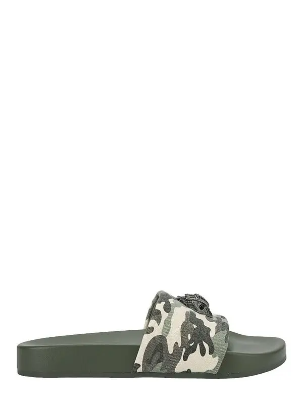 Kurt Geiger Brockwell Slide Sandal - Open Green