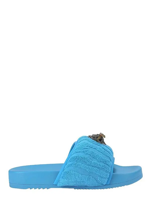 Kurt Geiger Eagle Puff Slide Sandal - Medium Blue