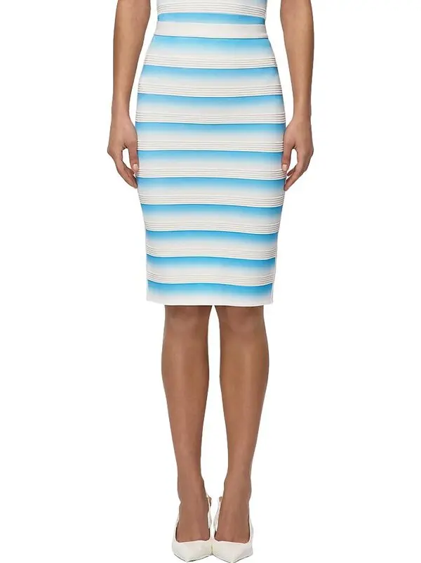 Herve Leger The Jessi Skirt - Sky Ombre